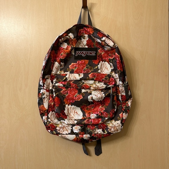 Jansport | Bags | Jansport Floral Backpack | Poshmark